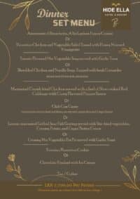 Experience the Best Dinner Set Menu in Ella